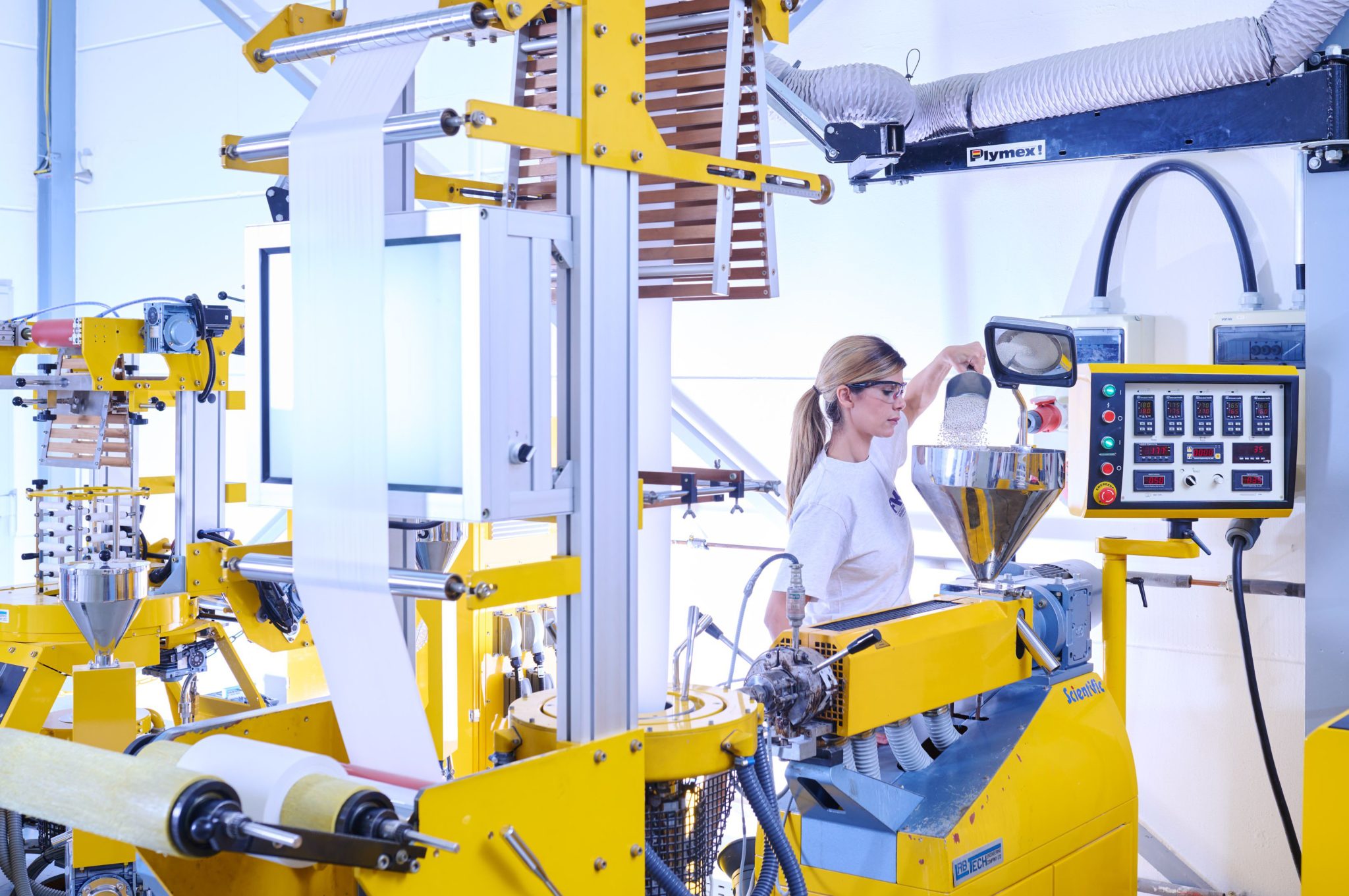 What is blown film extrusion?